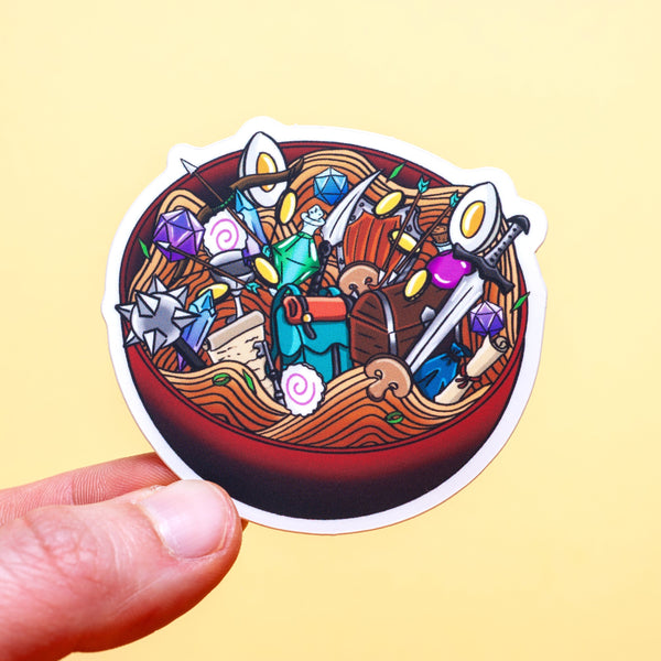 Gamer Ramen Stickers For Sale | Free Shipping On Orders $50+ - Crafty ...