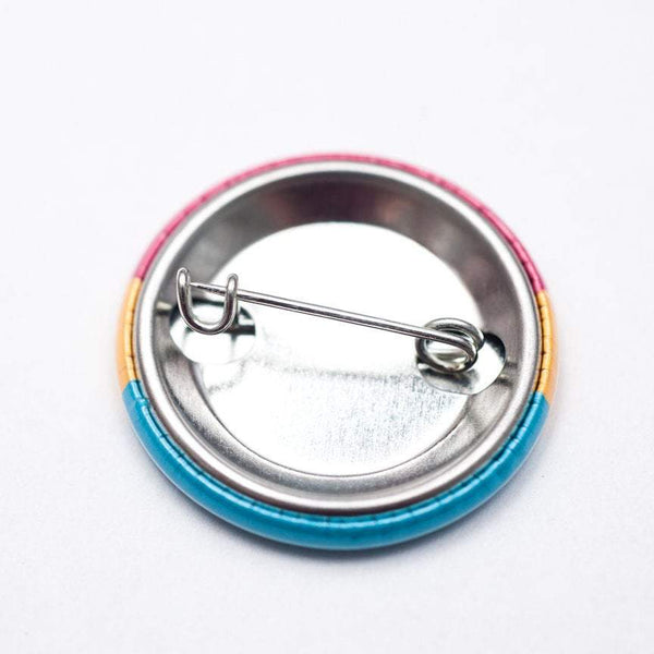 Pansexual Pride Flag Button | Free Shipping $50+ - Crafty Queer Studio